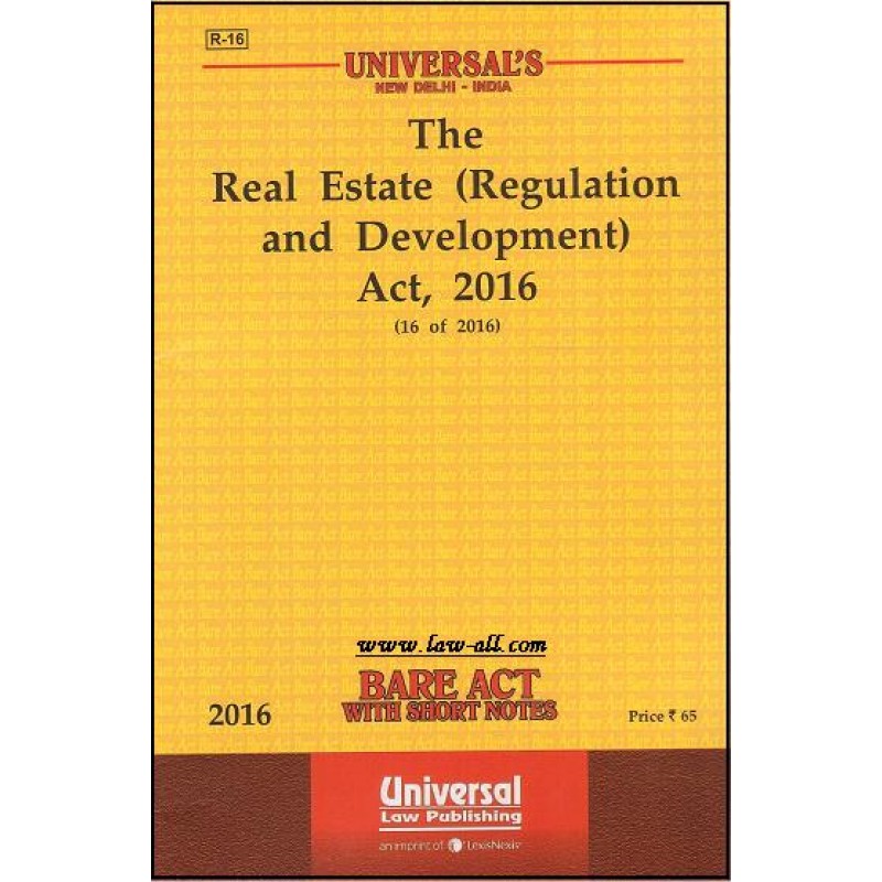 Universal's Bare Act on Real Estate (Regulation and Development) Act ...