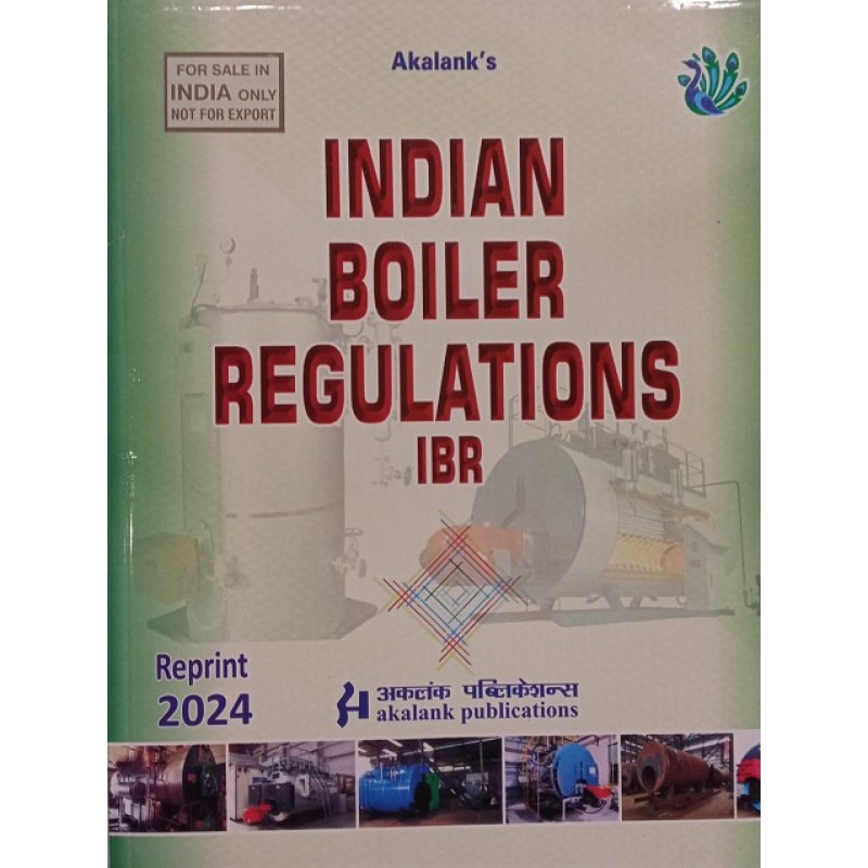 Akalank's Indian Boiler Regulations 2024 (IBR) by Narendra and Akalank ...