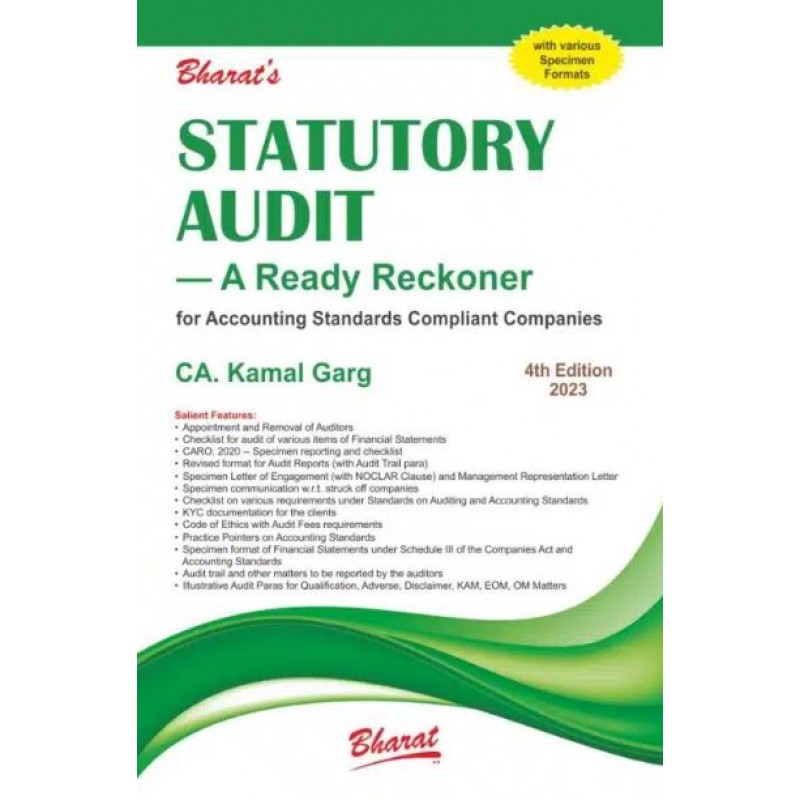 Bharat's Statutory Audit A Ready Reckoner for Accounting Standards ...
