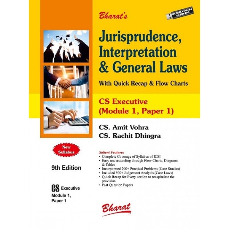 Bharat’s Jurisprudence, Interpretation & General Laws (JIGL) for CS ...