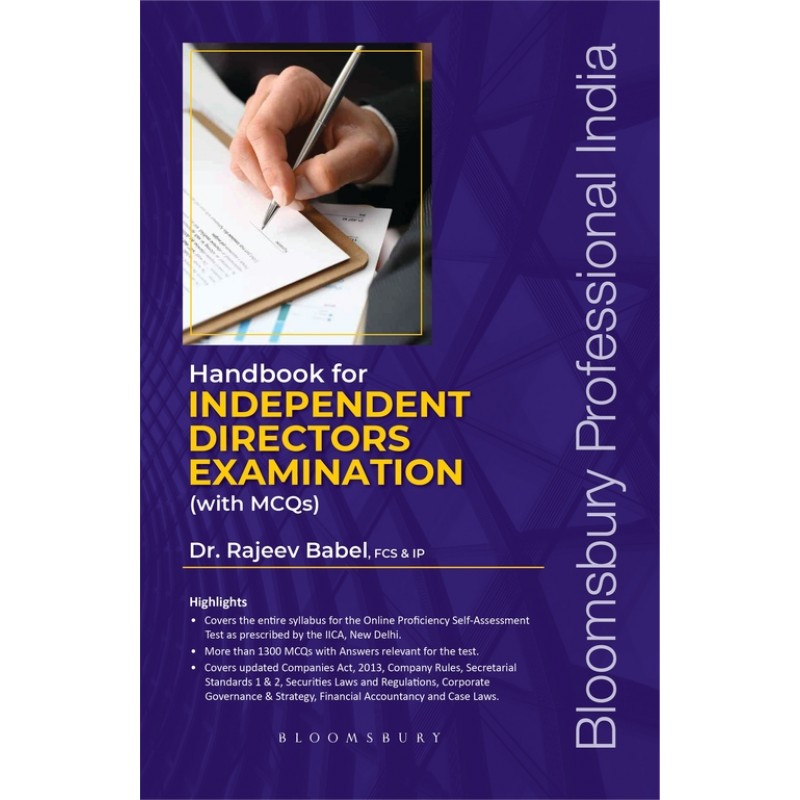 Bloomsbury’s Handbook for Independent Directors Examination with MCQ’s ...