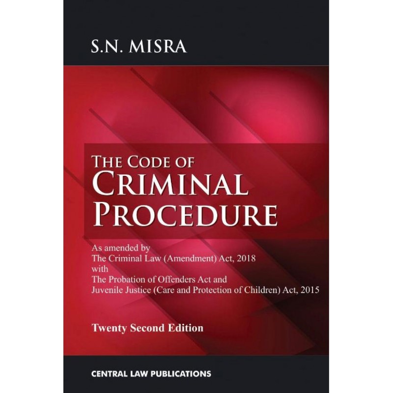 Central Law Publication's Code of Criminal Procedure, 1973 [Crpc] by S ...