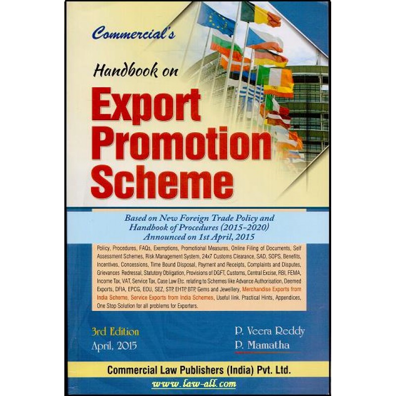 Commercial's Handbook on Export Promotion Scheme by P. Veera Reddy and ...