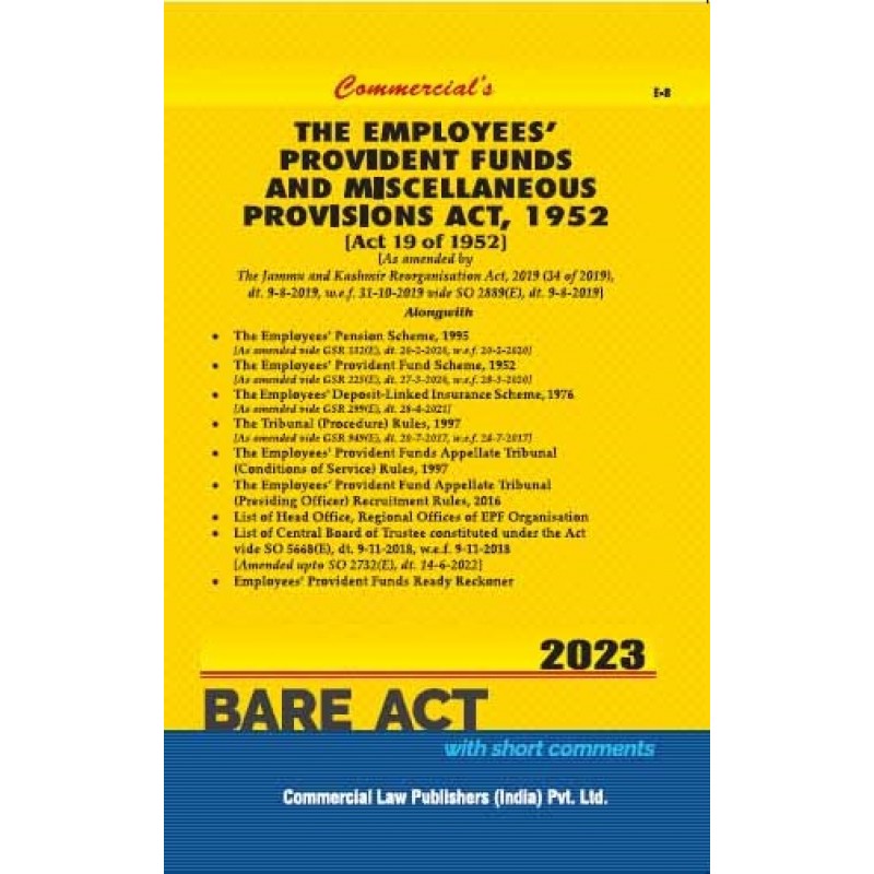 Commercial's The Employees Provident Funds and Miscellaneous Provisions ...