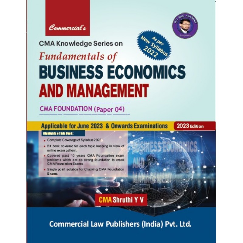 Commercial's CMA Knowledge Series On Fundamentals of Business Economics ...