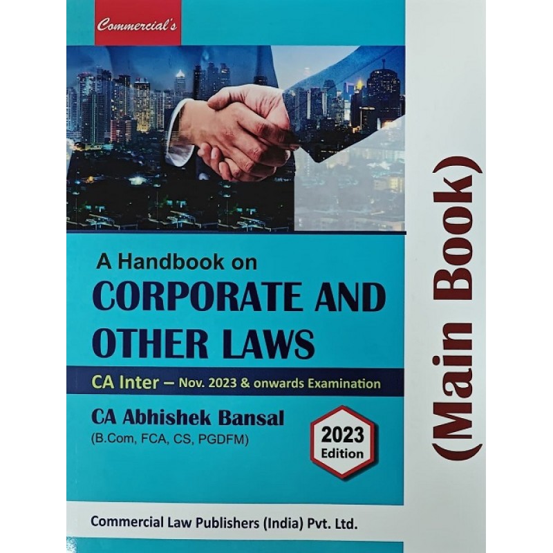 Commercial's A Handbook on Corporate & Other Laws (Main Book) for CA ...