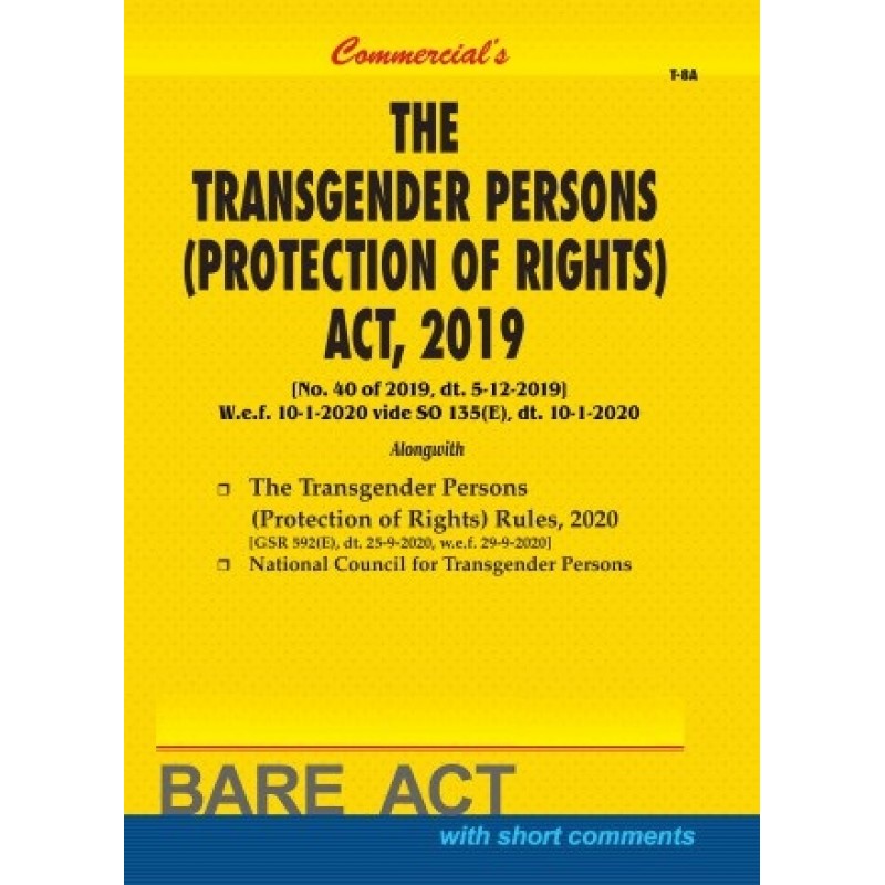 Commercial's The Transgender Persons (Protection of Rights) Act, 2019 ...