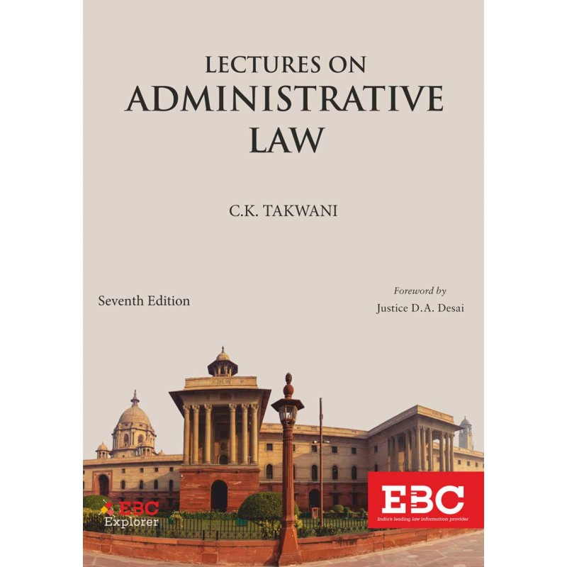 Eastern Book Company's Lectures on Administrative Law For BALLB & LLB ...