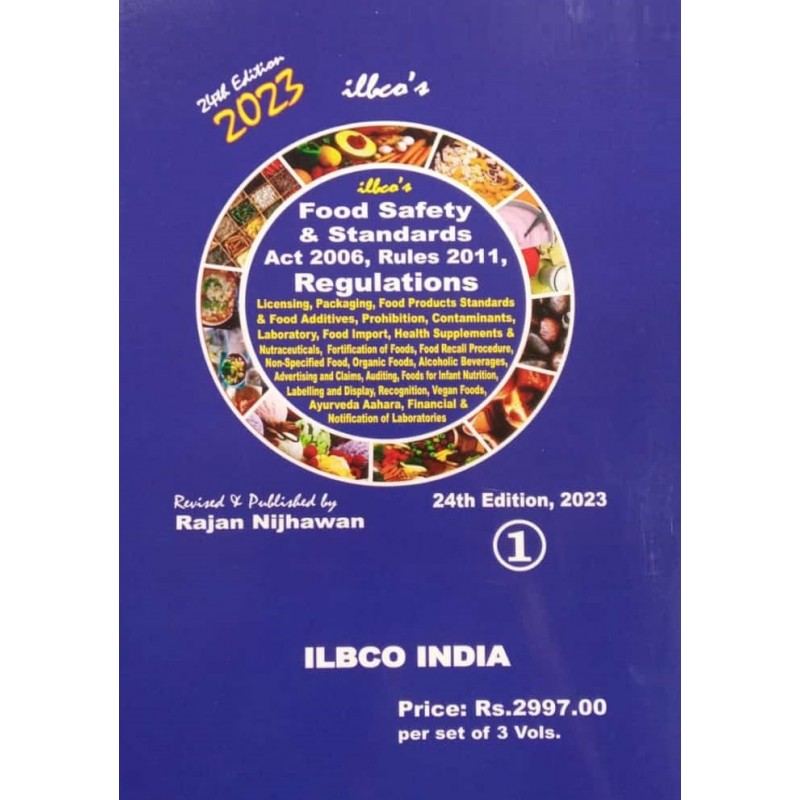 Ilbco's Food Safety and Standards Act, 2006, Rules and Regulations ...