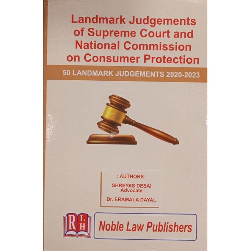 Noble Law Publisher's Landmark Judgements Of Supreme Court & National ...