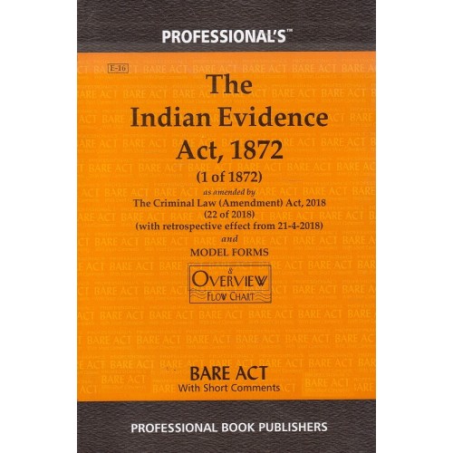 Professional's Indian Evidence Act, 1872 Bare Act [Edn. 2023]