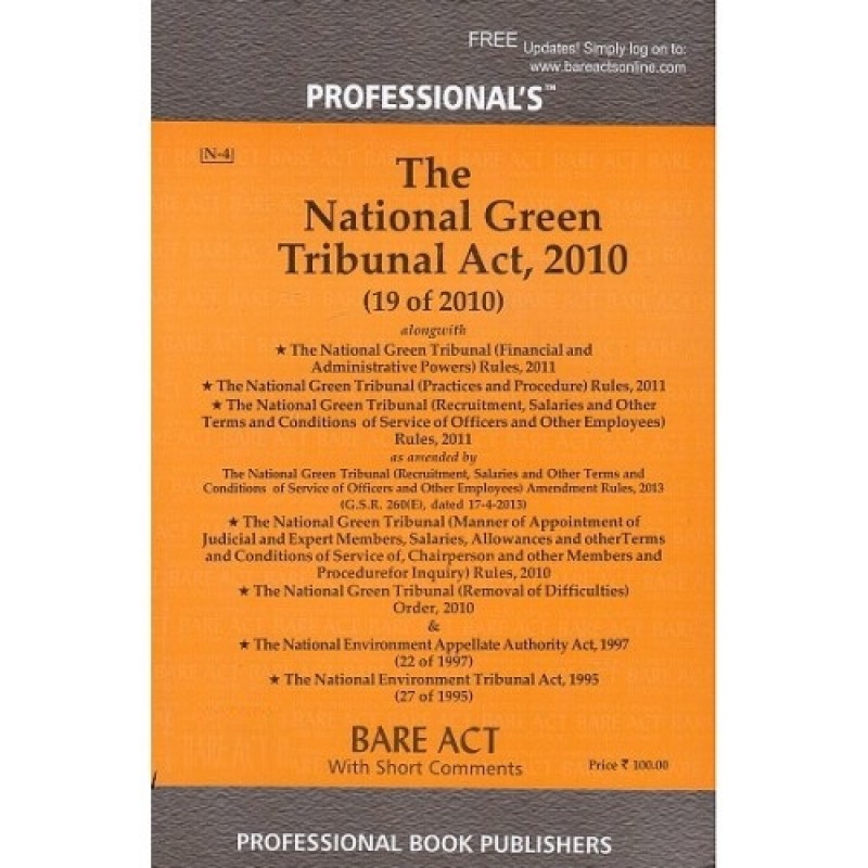 Professional's Bare Act on National Green Tribunal Act, 2010 | NGT 2010 ...