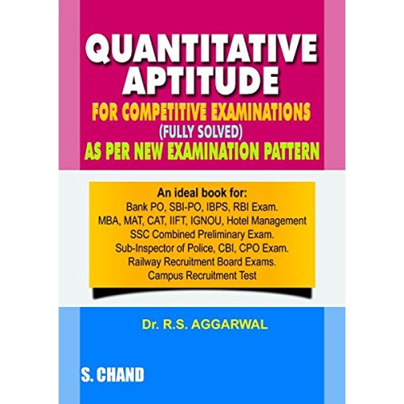 S. Chand's Quantitative Aptitude for Competitive Exams (Fully Solved ...