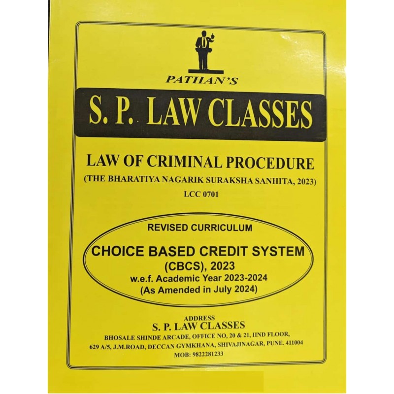 SP Law Classes Notes on The Code of Criminal Procedure (Cr. P. C) i.e ...