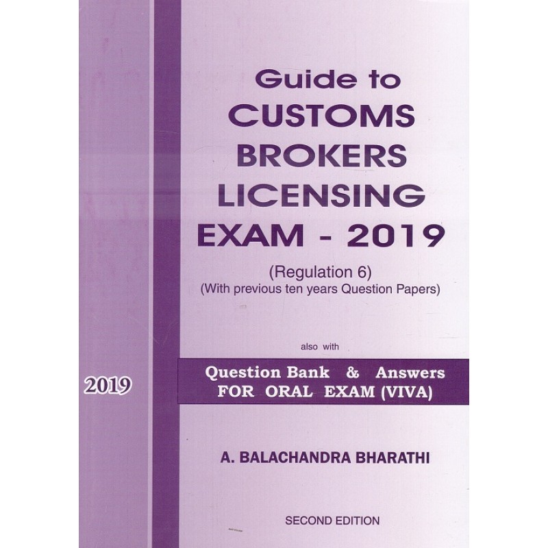 Sivaanthi's Guide to Customs Brokers Licensing Exam 2019 with Question ...