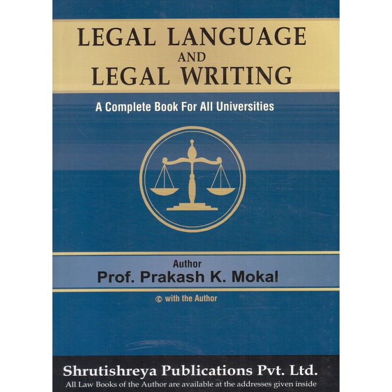 Shrutishreya Publication's Legal Language & Legal Writing for LL.B By ...