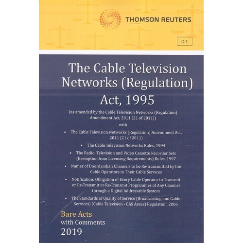 Thomson Reuters The Cable Television Networks (Regulation) Act, 1995 ...