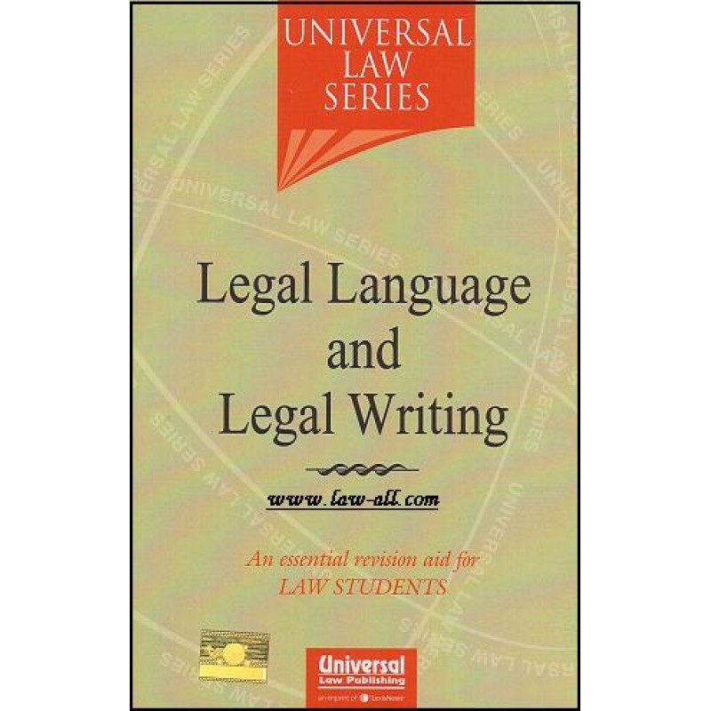 Universal Law Series on Legal Language and Legal Writing by Dr. Dinesh ...