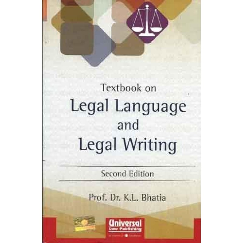 Universal's Legal Language & Legal Writing For B.S.L & LL.B by Prof. Dr ...