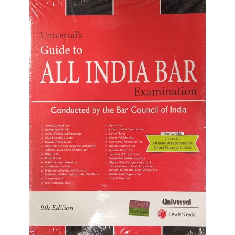Universal's Guide to All India Bar Examination 2023 [AIBE] conducted by ...