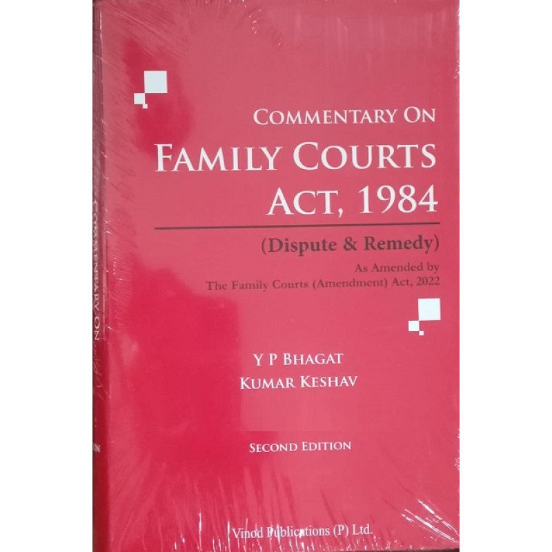 Vinod Publication's Commentary on Family Courts Act, 1984 (Dispute ...