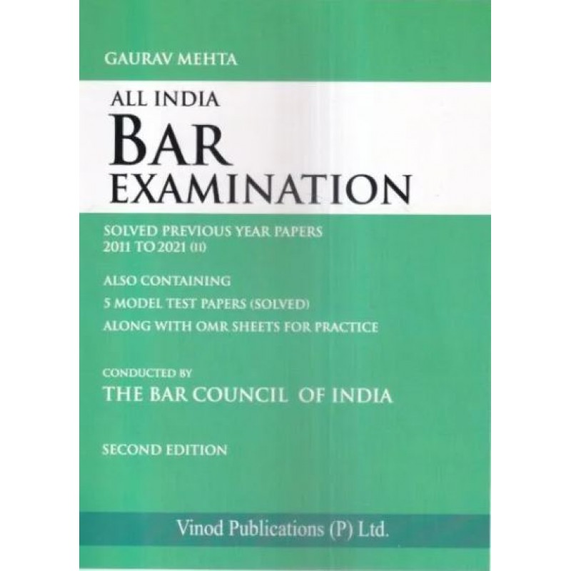 Vinod Publication's All India Bar Examination (AIBE) Solved Previous ...